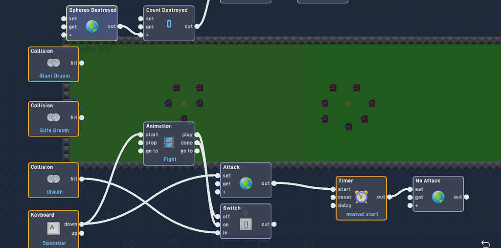 Multiple Enemies Attack Player - Help Requests - Flowlab Community