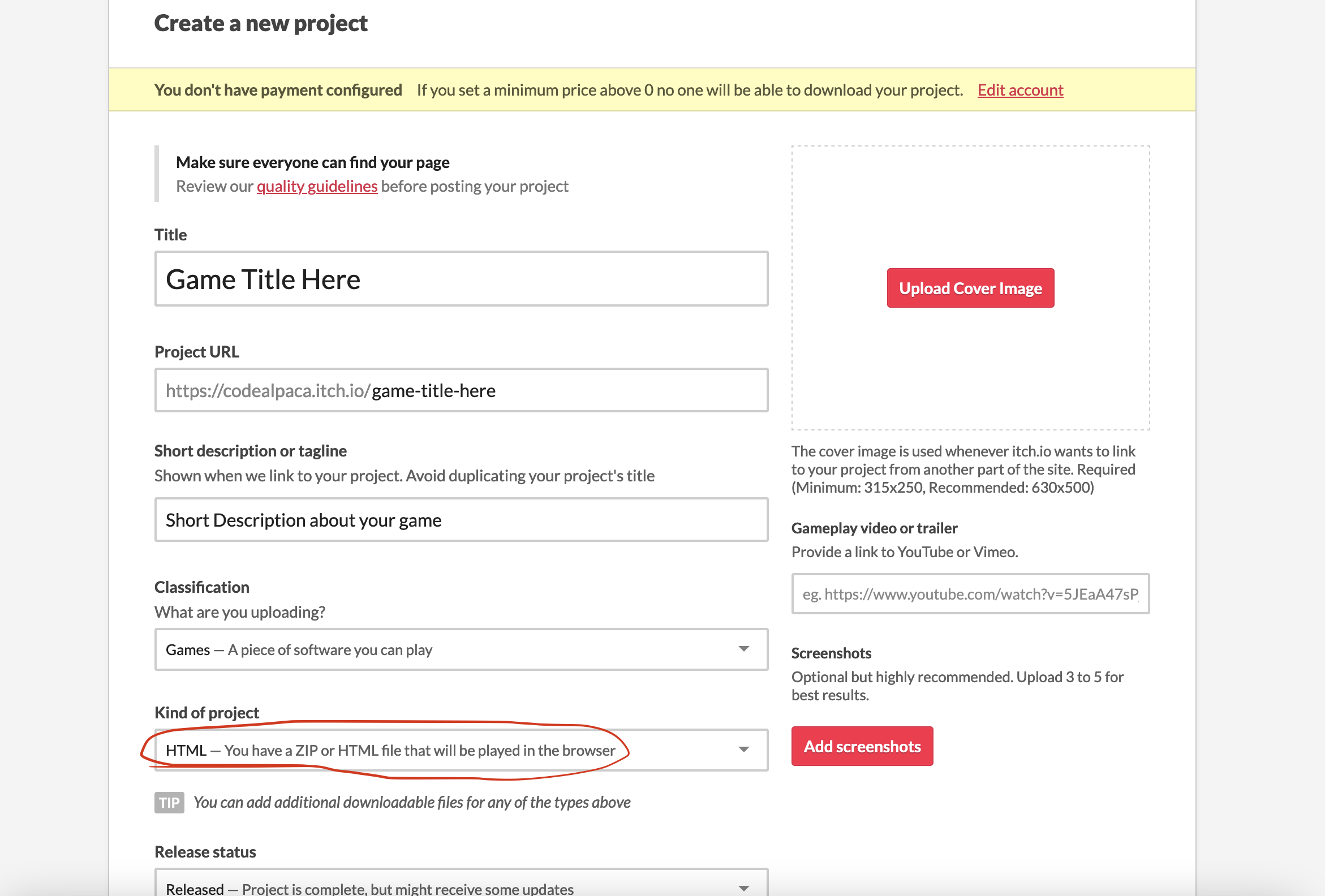 How to Upload to Itch.io (HTML) - Examples & Tutorials - Flowlab Community